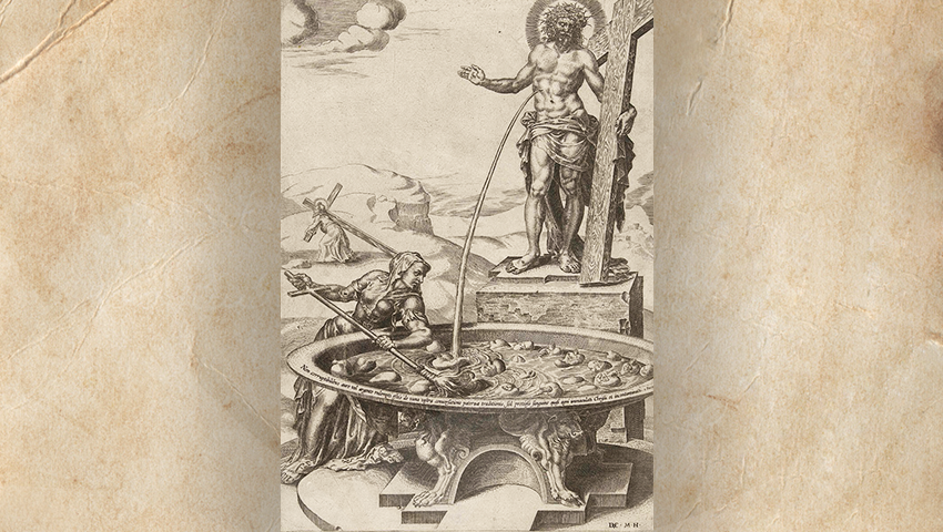 The purification of souls through the blood of Christ